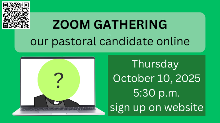 Meet The Candidate - Zoom | Christus Victor Lutheran Church, ELCA